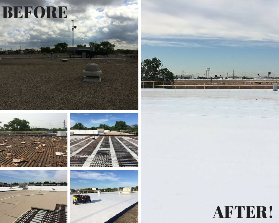 Roof Transformation to a TPO System – Active Roofing